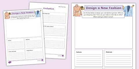 Design a Party Outfit Worksheet
