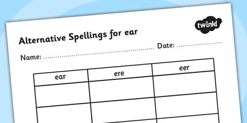 'eer' saying /ear/ Lesson Pack - Level 6 Week 13 Lesson 3
