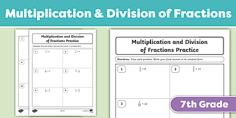 Seventh Grade Math Basic Skills Multiplication and Division of Decimals ...