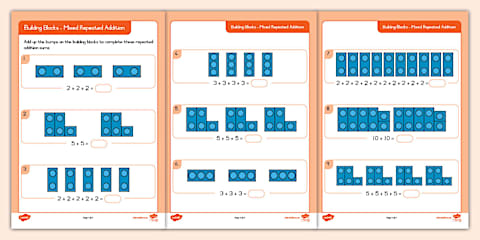 Grade 1 Maths - Term 3 - Repeated Addition - Workbook (CAPS Aligned)