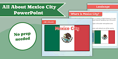 All About Mexico PowerPoint & Google Slides for 3rd-5th Grade