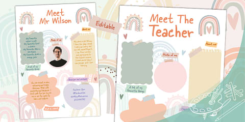 Meet the Teacher Template (Editable)