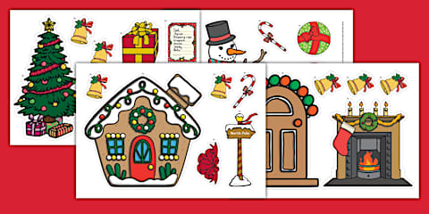 Printable Christmas Props for Photo Booth