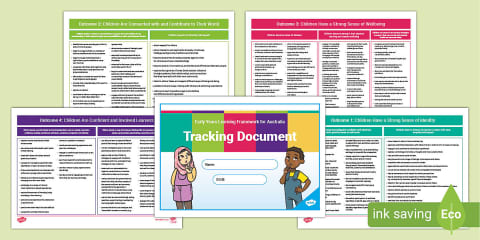 Developmental Milestones by EYLF Outcome Spreadsheet