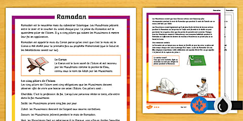 What Is Ramadan Posters French