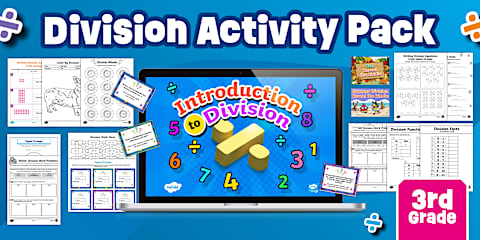 Third Grade Division Facts and Double-Check Worksheets