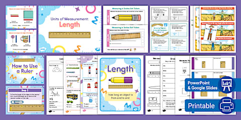 Kindergarten Measuring Farm Animals With Blocks Math Center Activity Pack