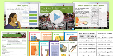 Instruments of the Samba Band PowerPoint