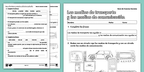 Sopa de letras: Los medios de comunicación