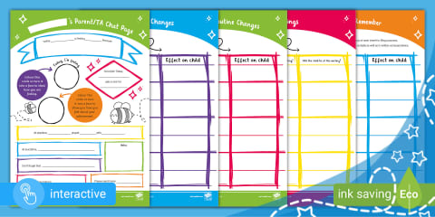 Editable Daily Communication Sheet for Special Education Word & Google Docs