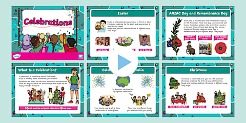 Year 3 HASS History Australia's Celebrations Unit Pack 1