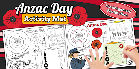 Anzac Day Resource Pack (Foundation -Year 2)