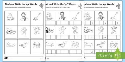 ‘Qu’ Sentences: Phoneme Spotter Story | 1st/2nd Class