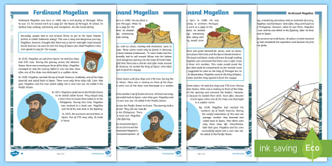 Abel Tasman Differentiated Fact Files
