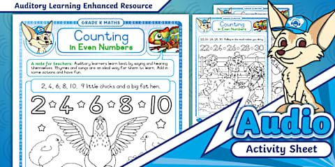 Foundation Phase Maths - The Big Five - Colour the Amount Worksheet ...