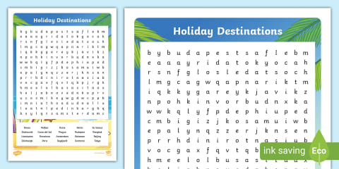 Famous Characters Word Search