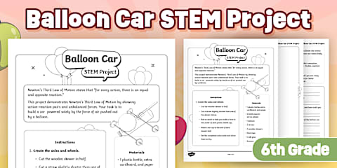 STEM Outdoors: Balloon-Powered Cars