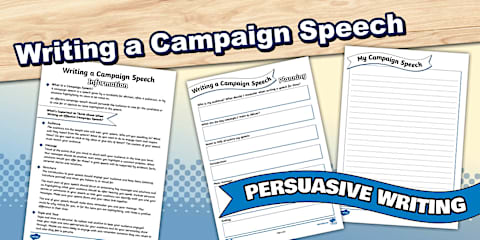 Persuasive Writing Speech Activity Pack