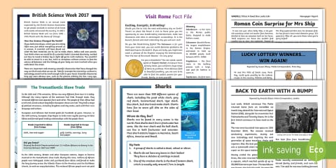 Writing a Non-Chronological Report Second Level Self Assessment Checklist