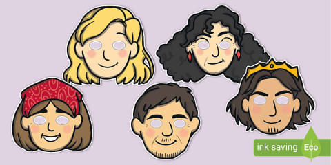 Jungle Story Role Play Masks