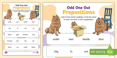 Preposition Treasure Hunt