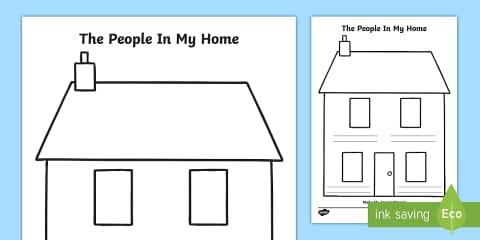 Family Members Activity - Who Lives in My House?