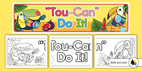 Tropical Toucans Theme Classroom Decor Pack