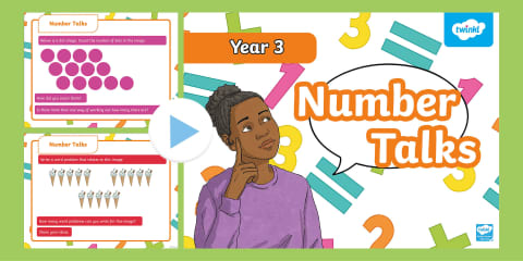 Number-Talks Pictures PowerPoint | Maths | Twinkl