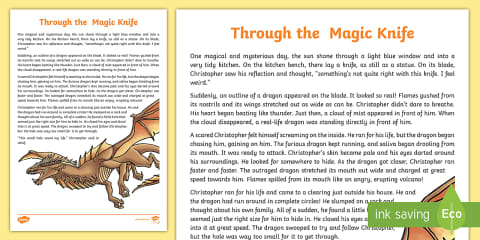 Through the Magic Garden Narrative Writing Sample