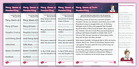 Mary, Queen of Scots Word Search