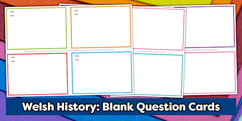 Mining in Wales: Question Cards