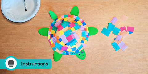 3D Turtle Craft | Paper Craft | Primary Resource