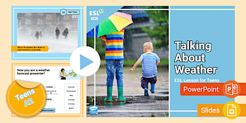 ESL Weather Lesson Plan Pack [Kids, A1]