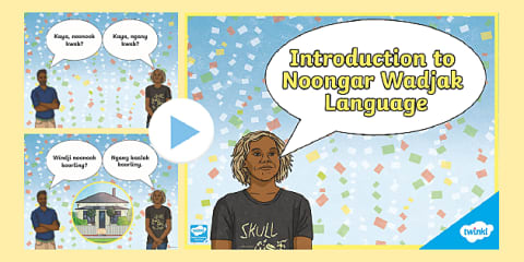 Noongar Language Word Cards for Colour