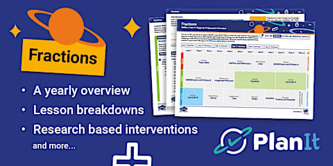 PlanIt Maths Year 4 Fractions Lesson Pack 1: Understand the Whole