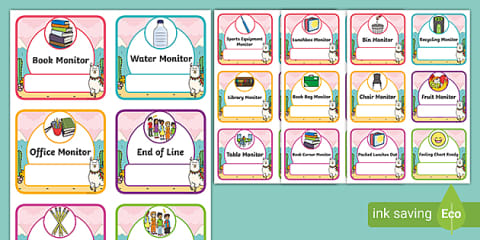 Watercolours Monitor and Job Cards
