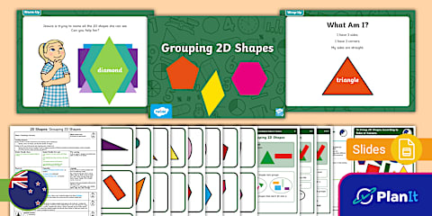 Phase 1 Space: 2D Shapes (Recognise 2D Shapes) Lesson 2