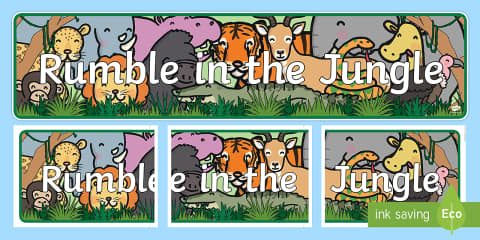 Lesson Plan Idea KS2 to Support Teaching on Rumble in the Jungle