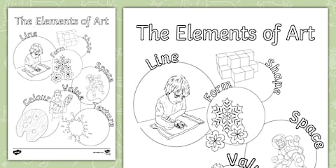 Art Elements Word Search