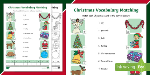 Christmas Crossword for EAL Learners