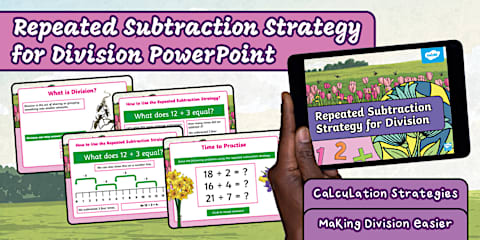 Repeated Subtraction Worksheet