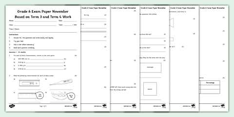 Grade 6 - Maths - Term 2 - Length - Poster (CAPS Aligned)