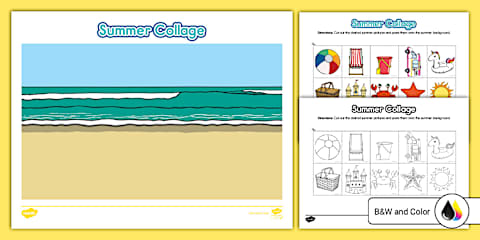 Summer or Not? Seasonal Cut and Paste Sorting Activity for PreK-K