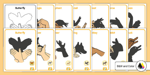 Animal Hand Shadow Puppets Guide