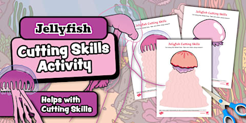 Sea Turtle Cutting Skills Activity
