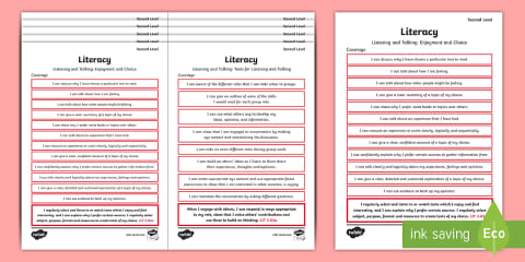 Speaking and Listening Peer Assessment and Feedback