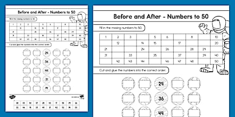 First Grade Place Value Number Chart to 120