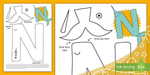 Letter N Craft Activity