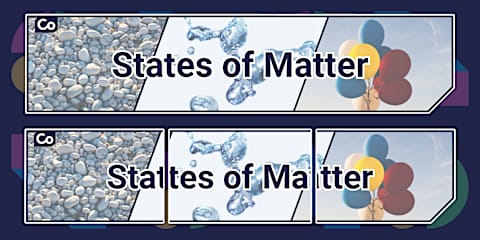 States of Matter Display Banner