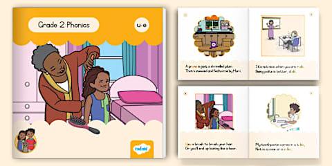 Grade 2 Phonics: Silent e (u-e) Assessment Sheet